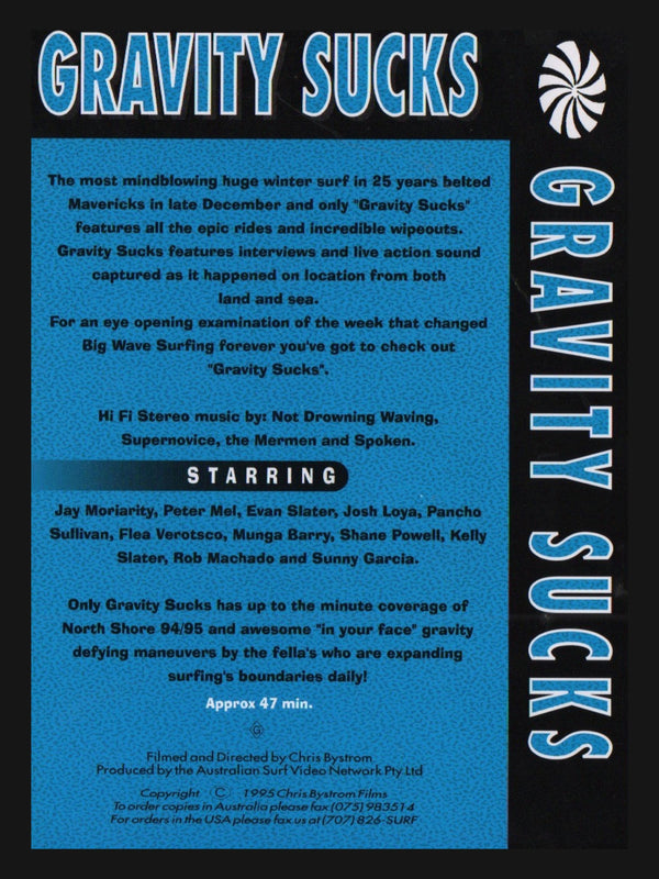 Gravity Sucks (1995) - Chris Bystrom Surf Film | Mavericks Big Wave | Nalu TV - NaluTV