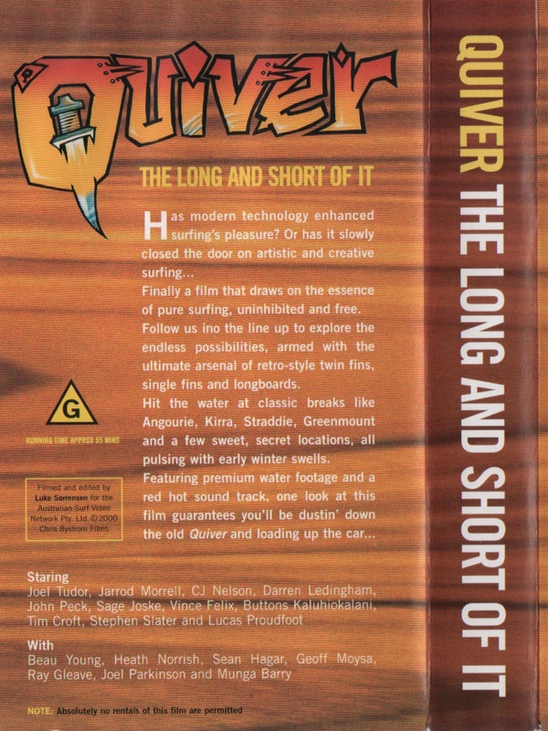 Quiver The Long and Short of it (2000) - Luke Sorensen Surf Film ...